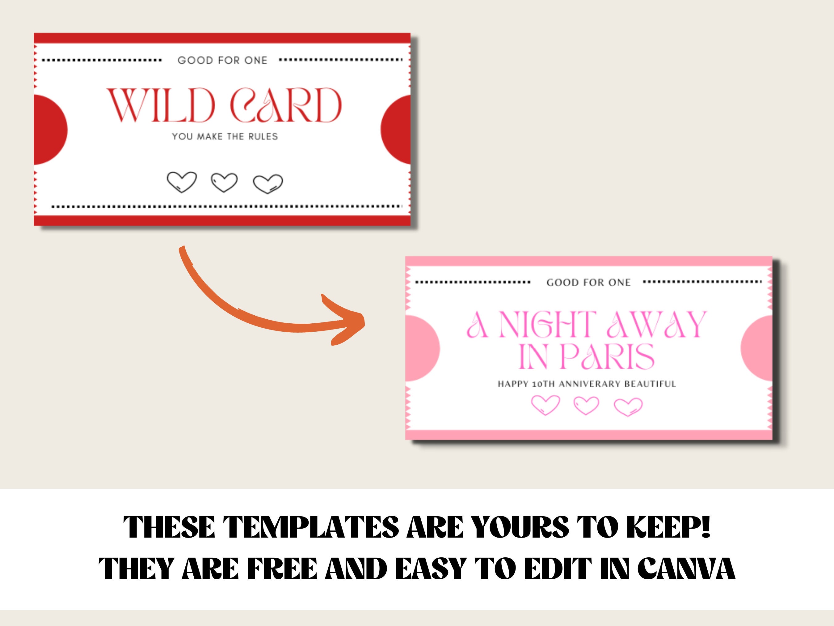Template for Love Coupons | Love Coupons Book | Printable Love Coupons ...