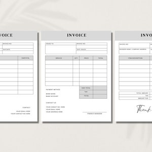 Template Invoice | Invoice Template Pages | Simple Invoice Templates ...