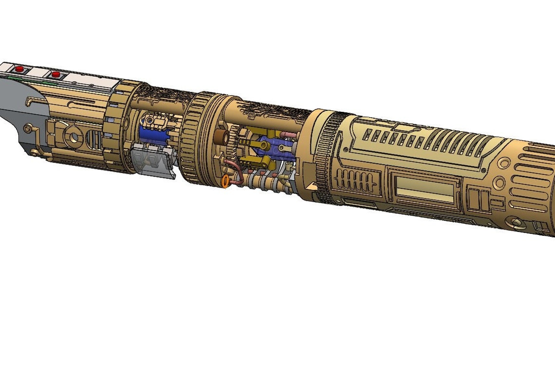 Graflex Lightsaber Proffieboard 3D MODEL FOR PRINT Stl. Chassis With ...