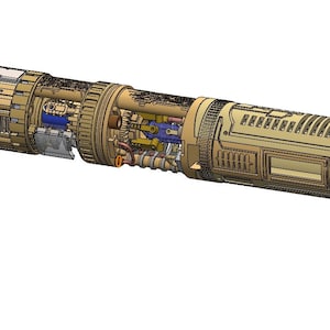 Graflex Lightsaber Proffieboard 3D MODEL FOR PRINT Stl. Chassis With ...