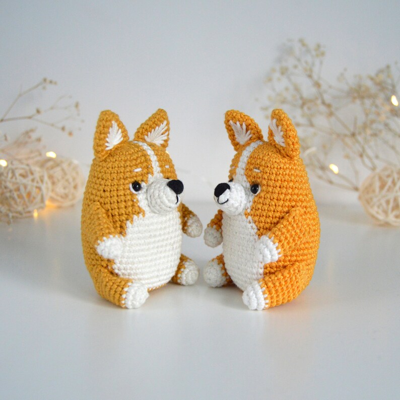 DIY PDF Crochet Amigurumi Pattern Corgi Dog - Etsy