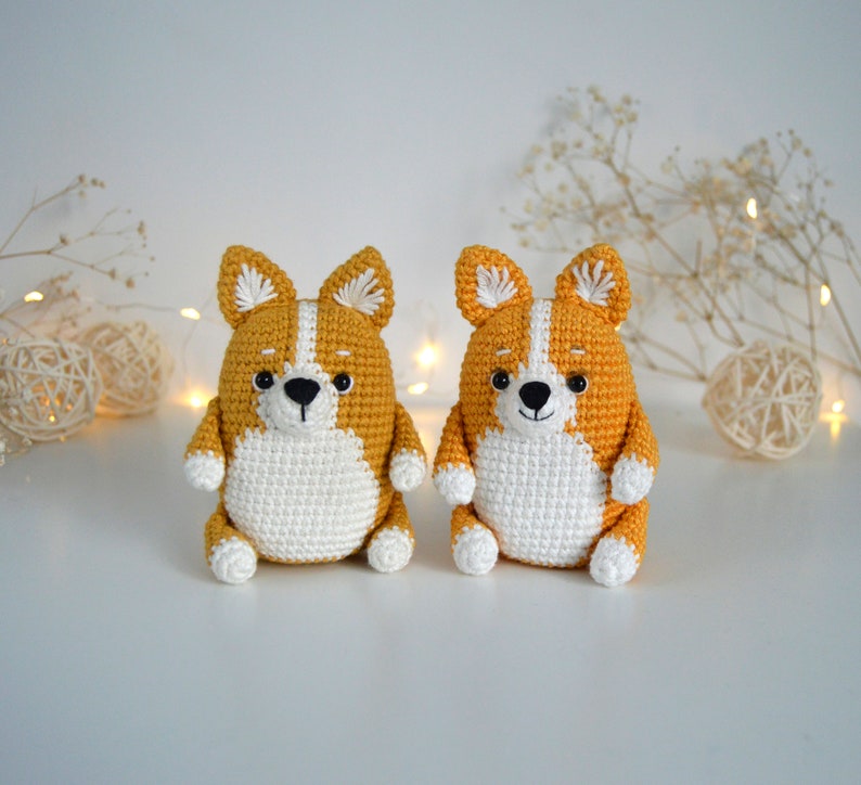 DIY PDF Crochet Amigurumi Pattern Corgi Dog - Etsy