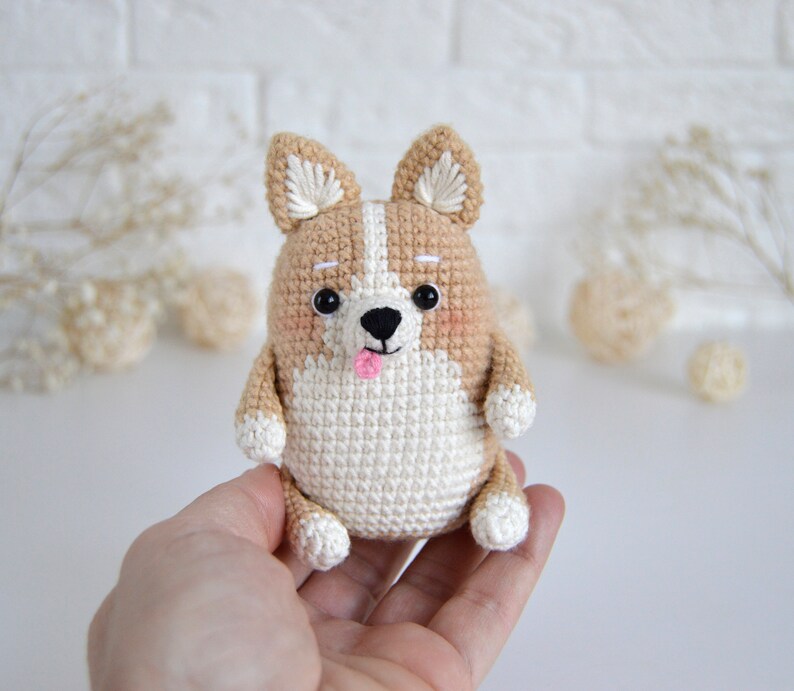 DIY PDF Crochet Amigurumi Pattern Corgi Dog - Etsy