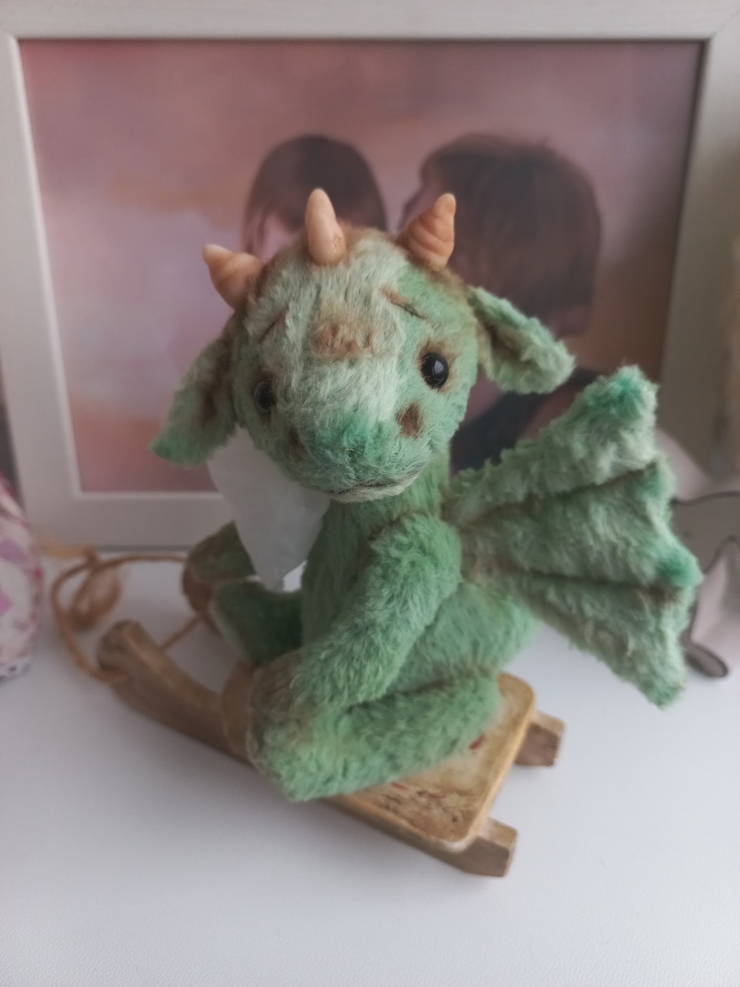 Dragon Teddy Collectible Teddy Interior Doll Handmade - Etsy