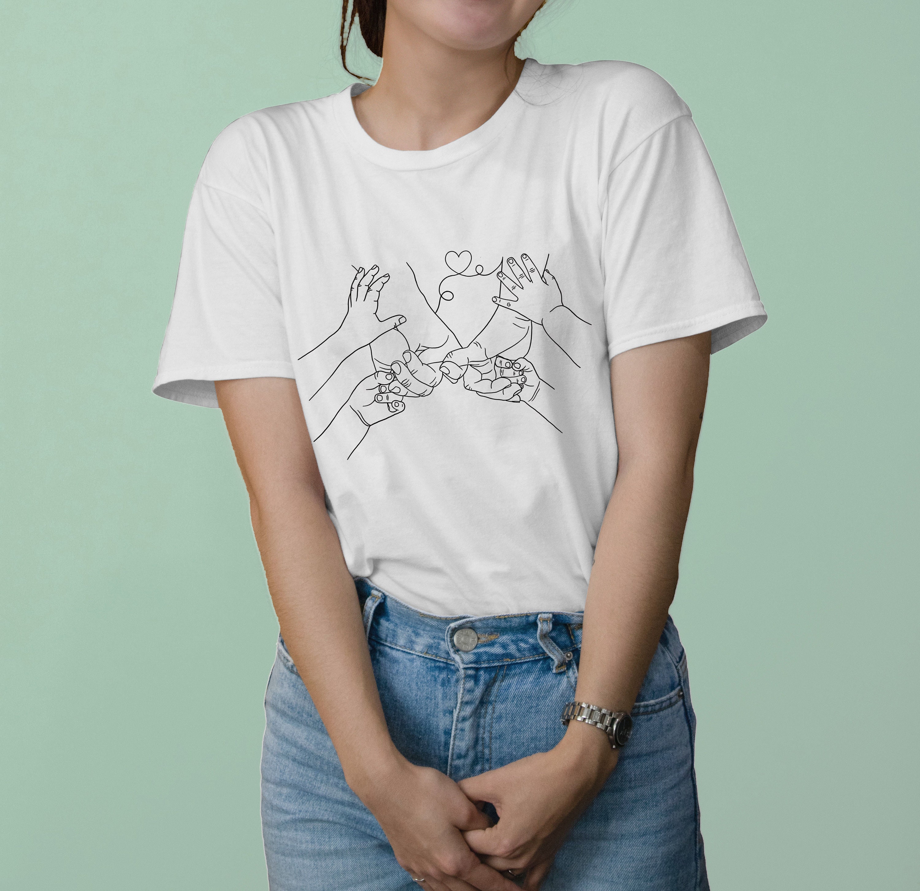 Family Parent and Child Holding Hands SVG Bundle, Children SVG, Fathers ...