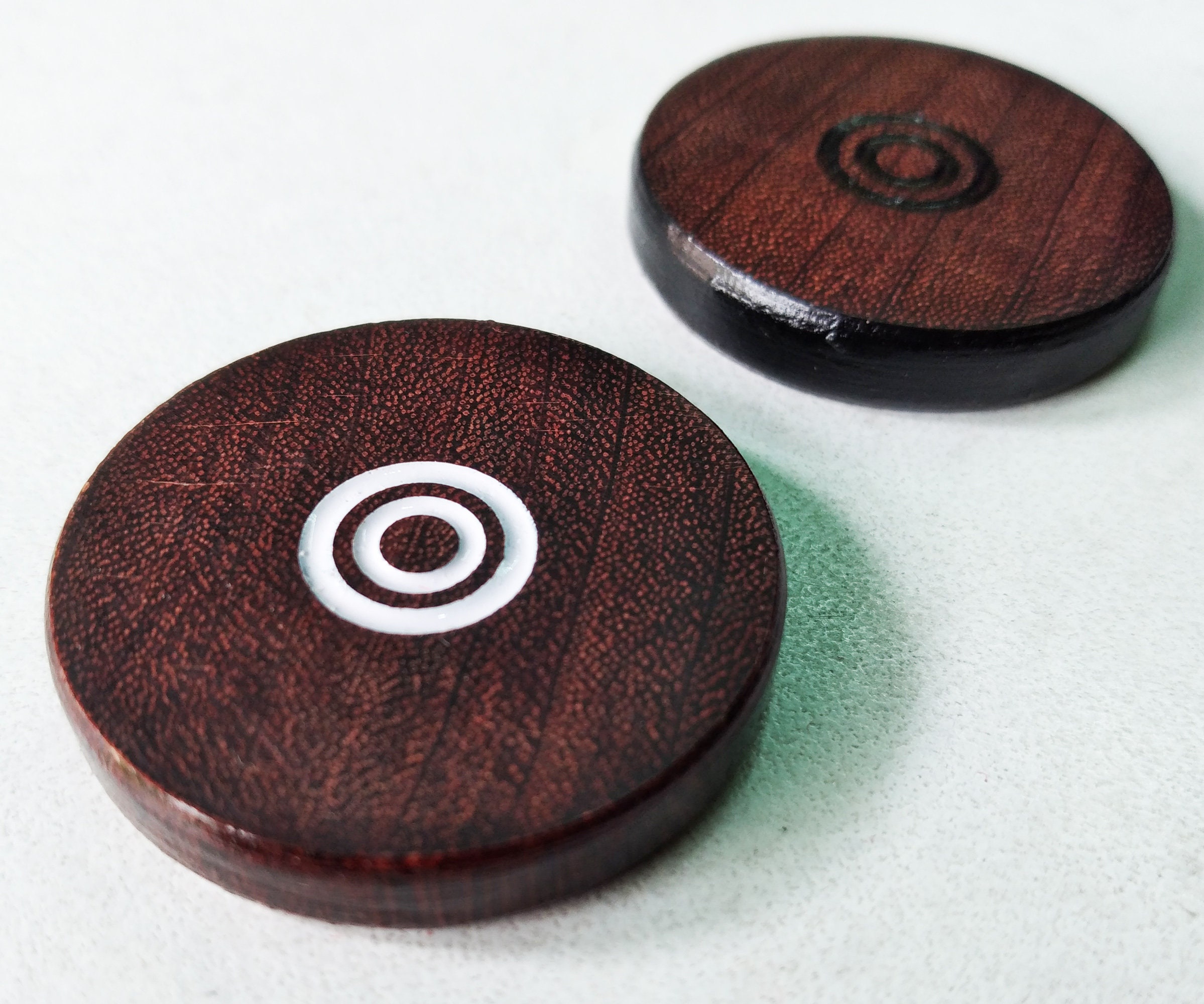 Professional Tamarind Wood Carrom Coins Set of 24 Pcs Etsy Canada