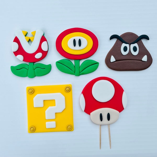 Fondant Mario Kart Cake Topper - Etsy