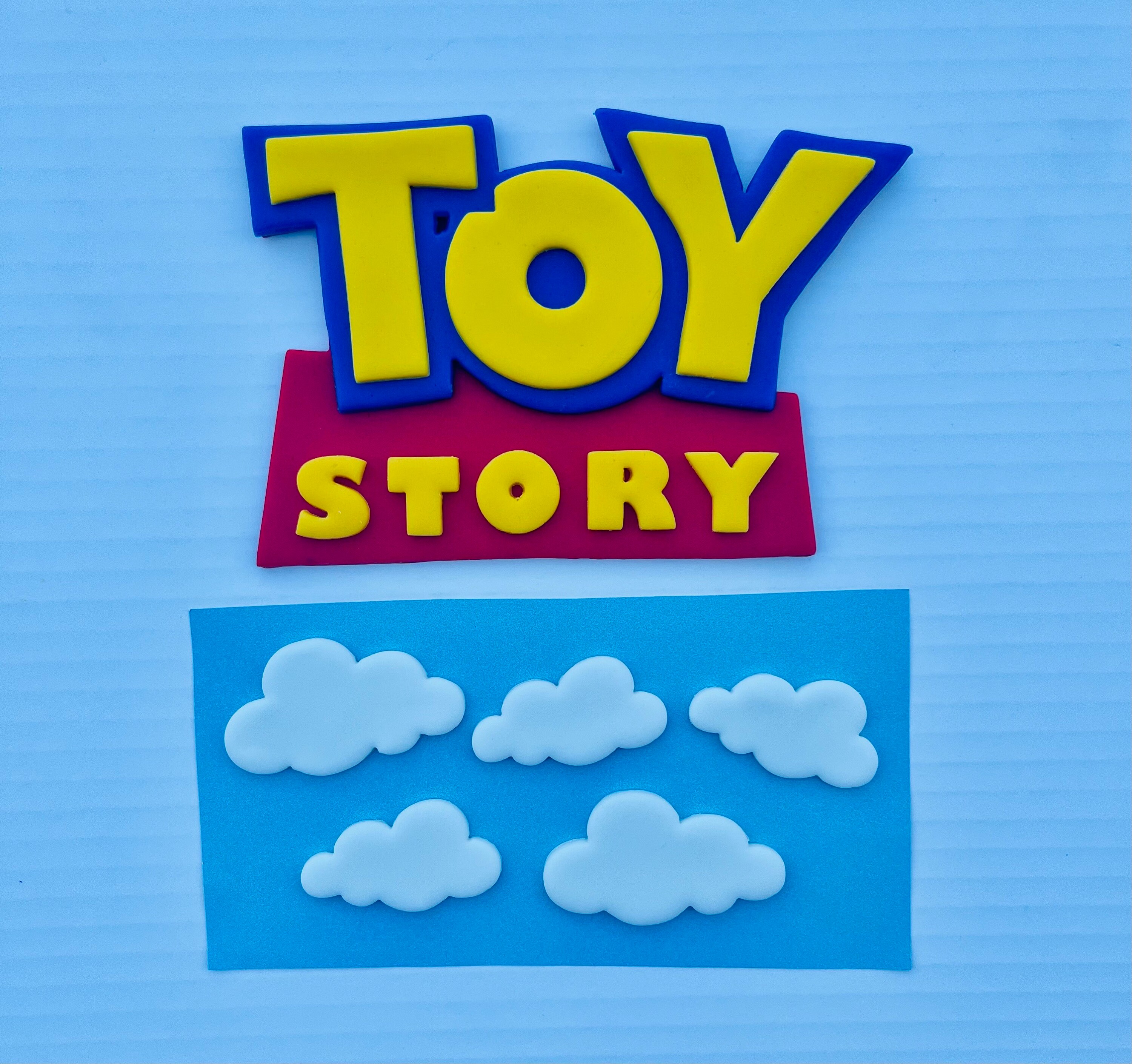 Toy Story Logo Clouds