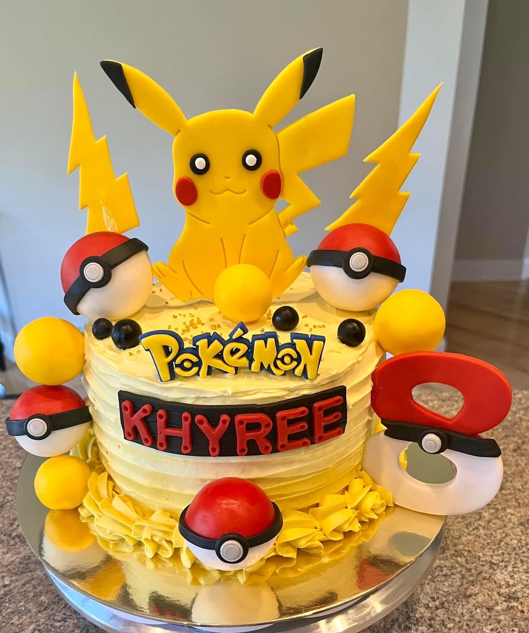 Pokémon Cake Topper Pikachu Cake Decorations Pokémon - Etsy