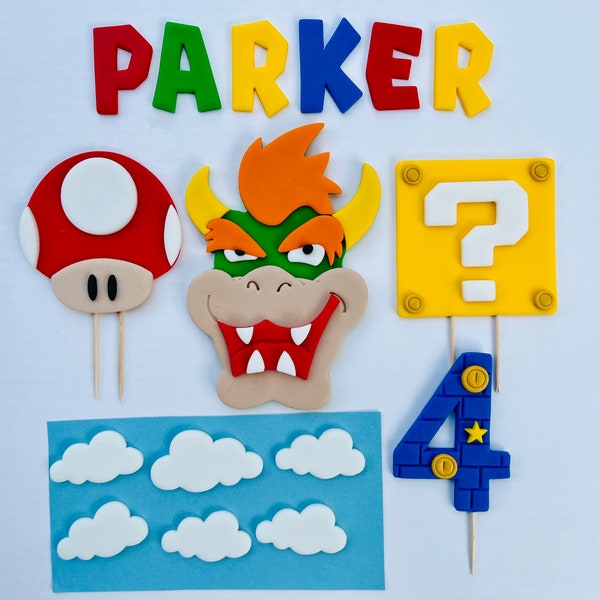 Bowser Cake Topper - Etsy