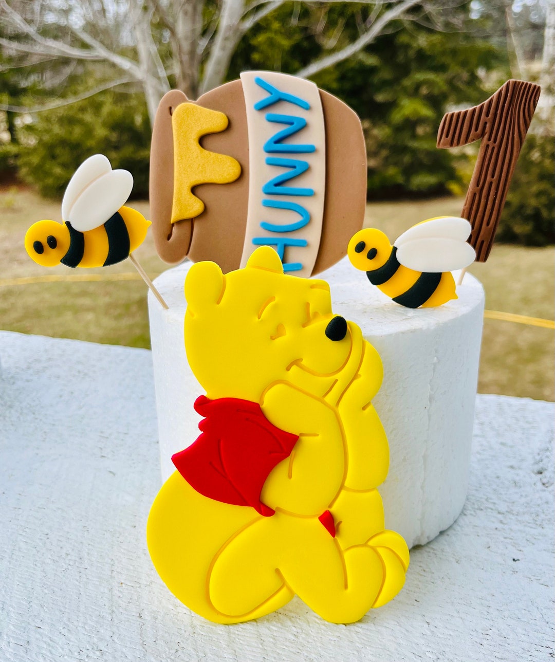 Winnie the Pooh Cake Topper for Winnie the Pooh Birthday Cake Baby ...