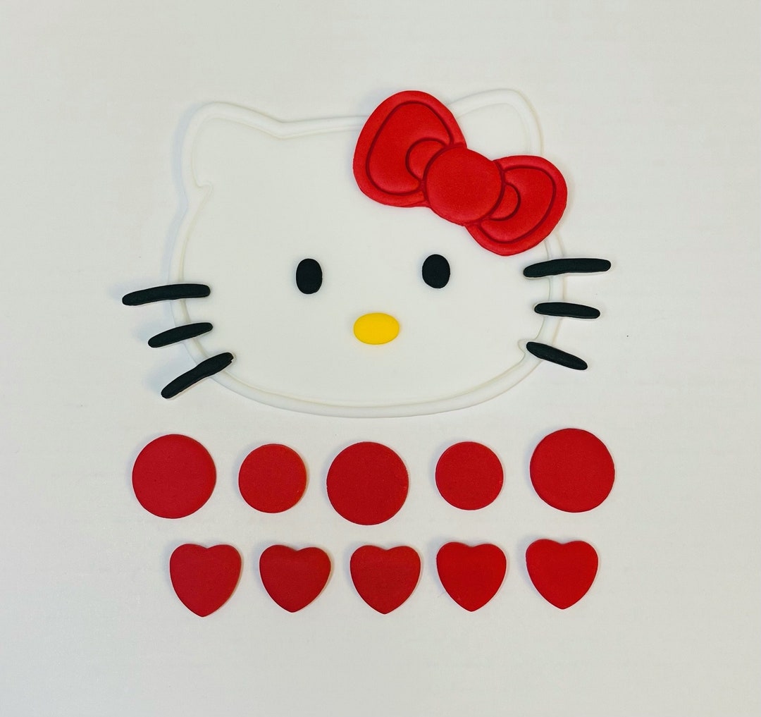 Hello Kitty Cake Topper Hello Kitty Birthday Cake Hello Kitty Cake ...