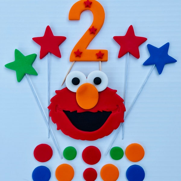 Elmo Edible Decoration - Etsy