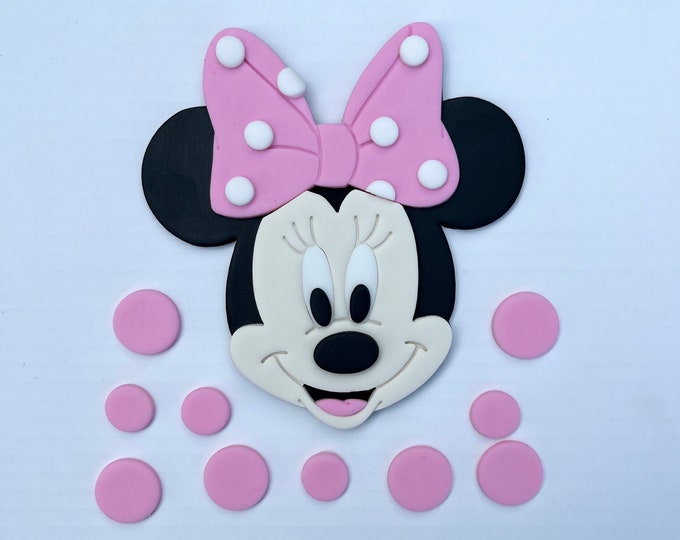 Minnie Mouse Cake Topper Minnie Mouse Birthday Cake Minnie Mouse ...