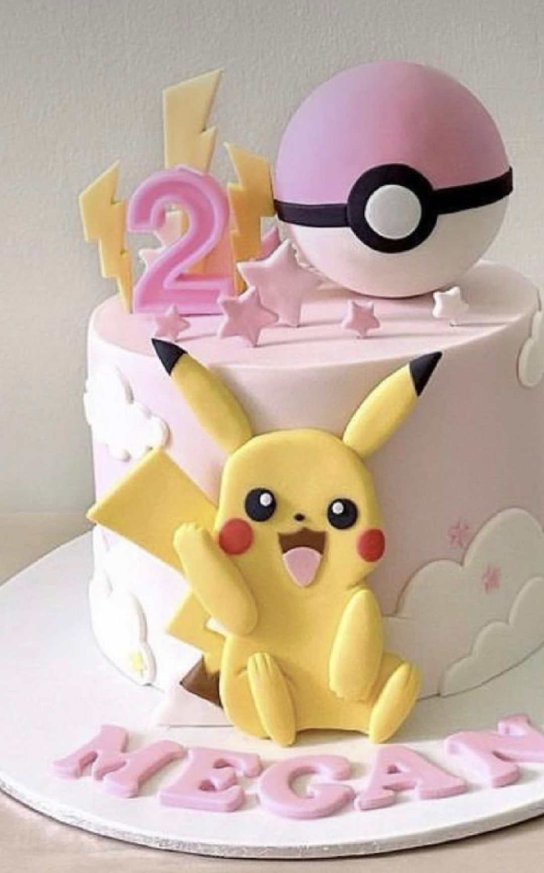 Pikachu Cake Topper, Pokémon Cake Topper, Birthday Cake Decorations ...