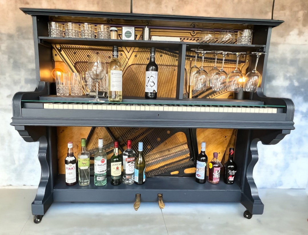 NOW Sold......piano Wine Bar, Coffee Bar Upcycled, Old Piano, Upcycled ...