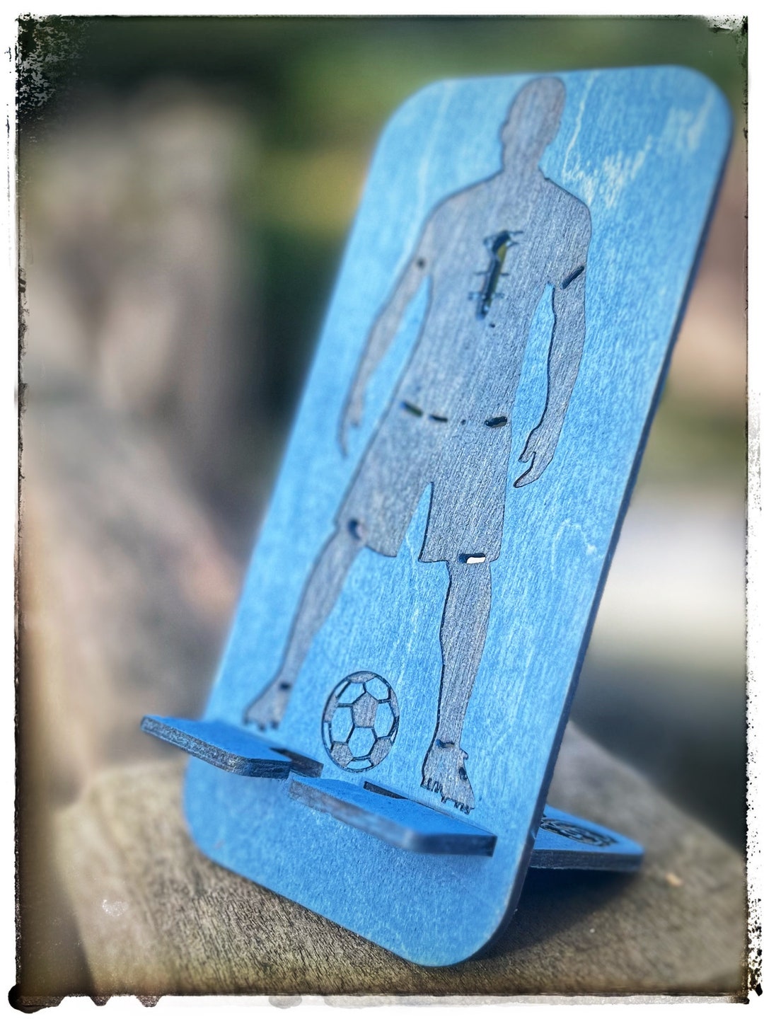 Children's Phone Stand, Kids Tablet Stand, Flatpack, Unique FOOTBALL ...