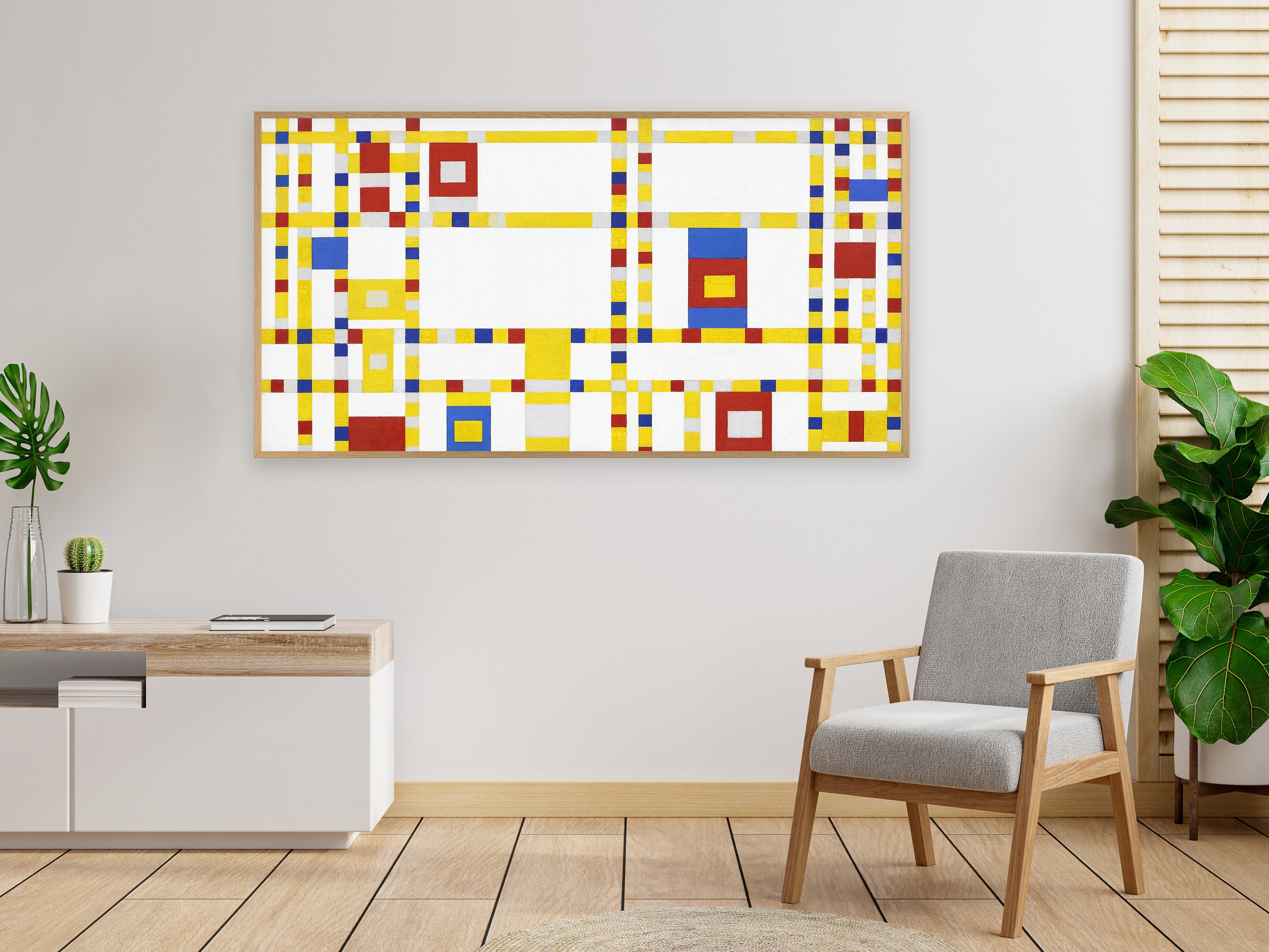 Samsung Frame Tv Art | Set of 9 Piet Mondrian Famous De Stijl Abstract ...