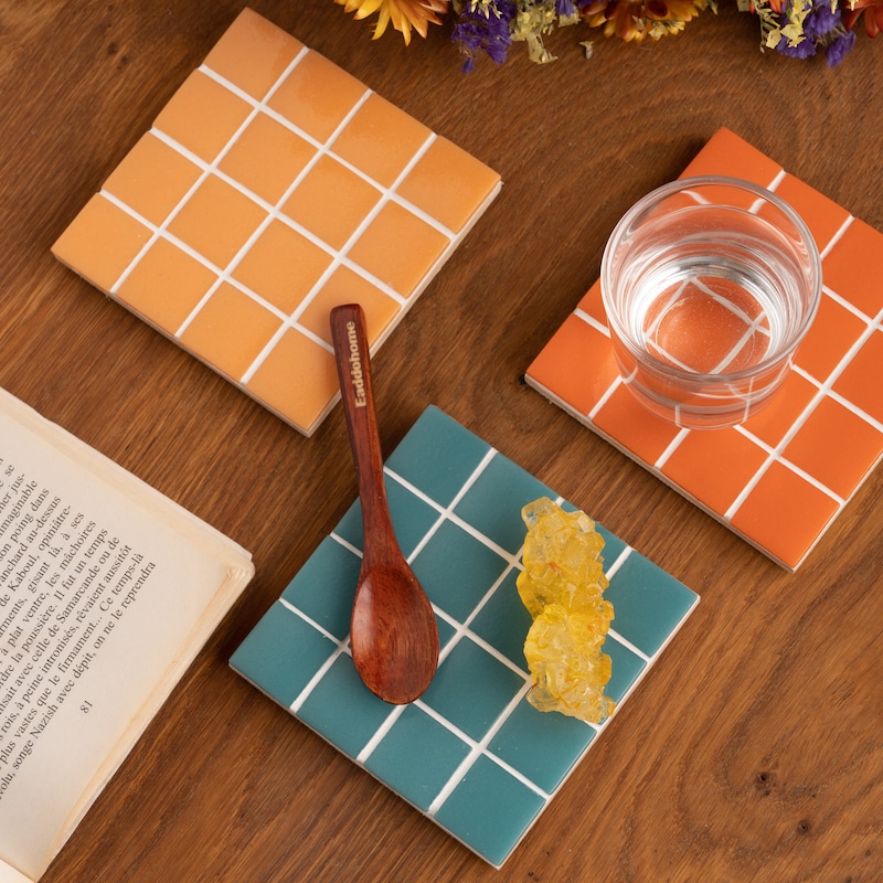 Tile Coasters - Etsy