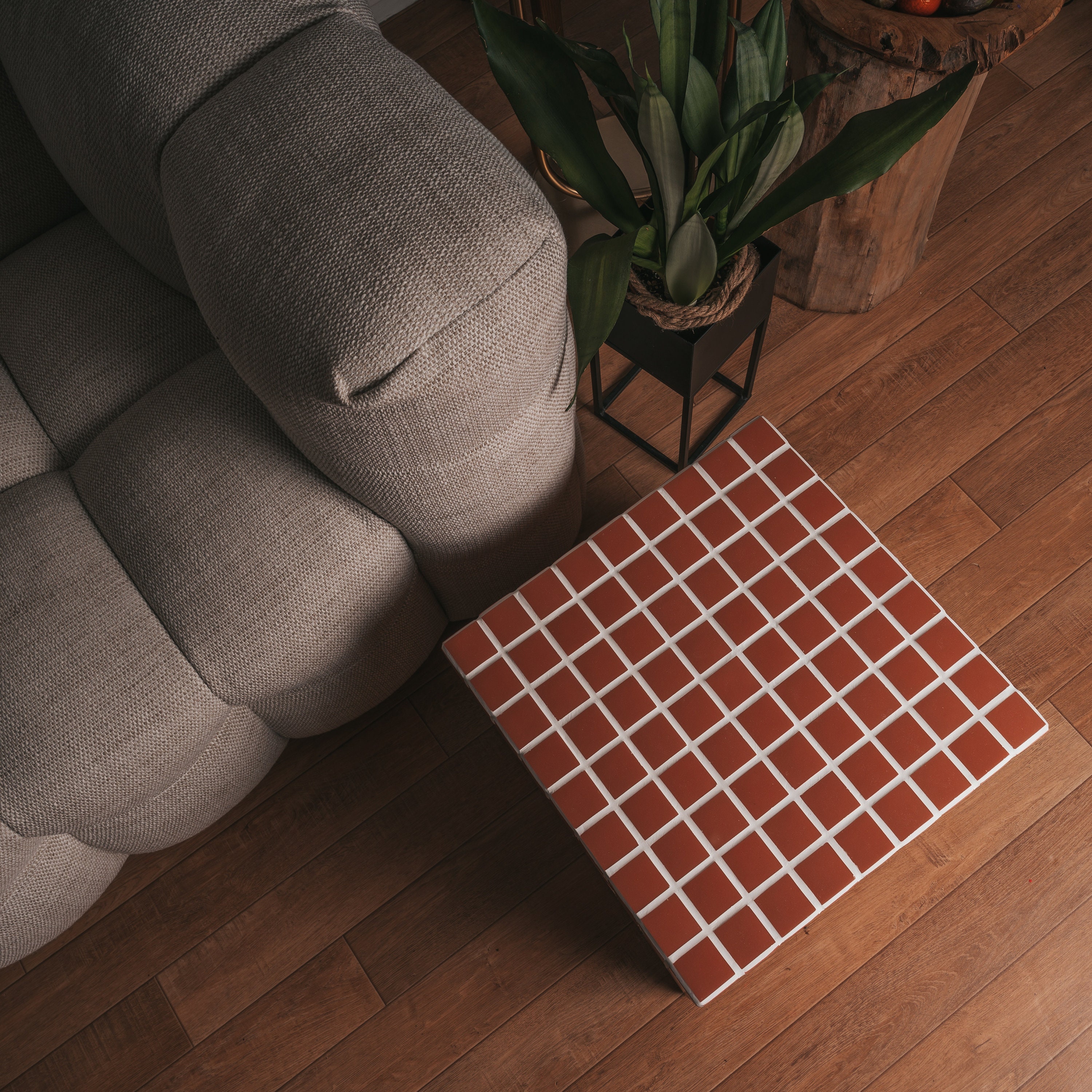 Terracotta Tiled Cube - Etsy UK
