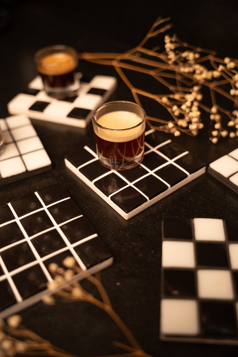 Tiled Coaster Set of 2 / Tile Coaster - Etsy