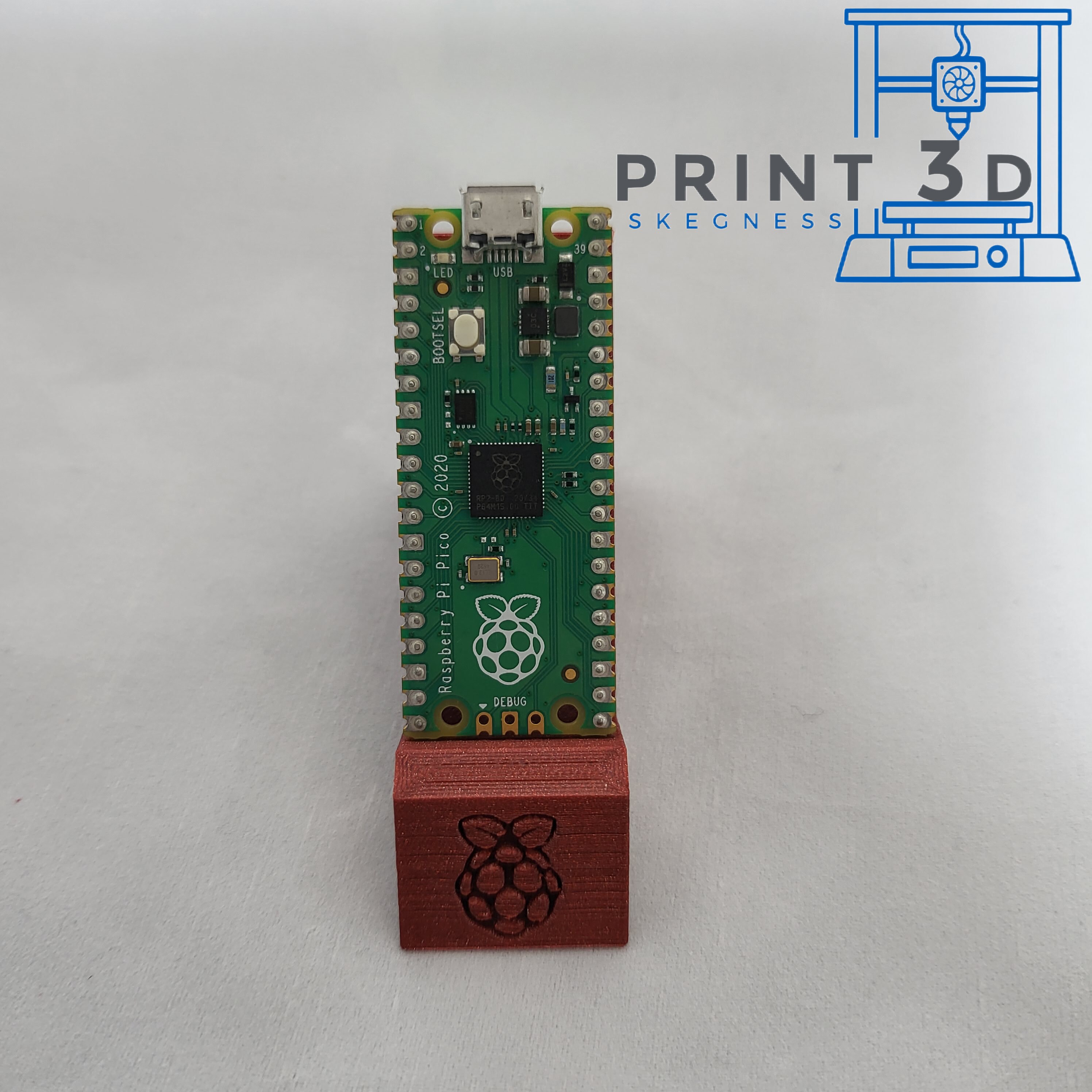 Display Stand for Raspberry Pi Pico & Pico W Case soldered Headers ...