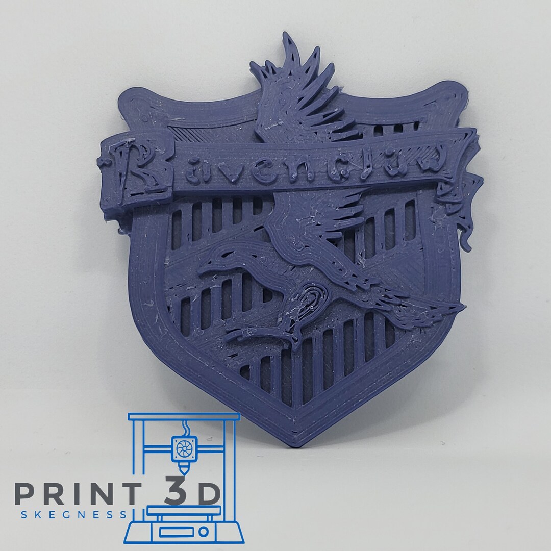 Harry Potter Ravenclaw House Crest 3D Printed Crest Badge - Etsy