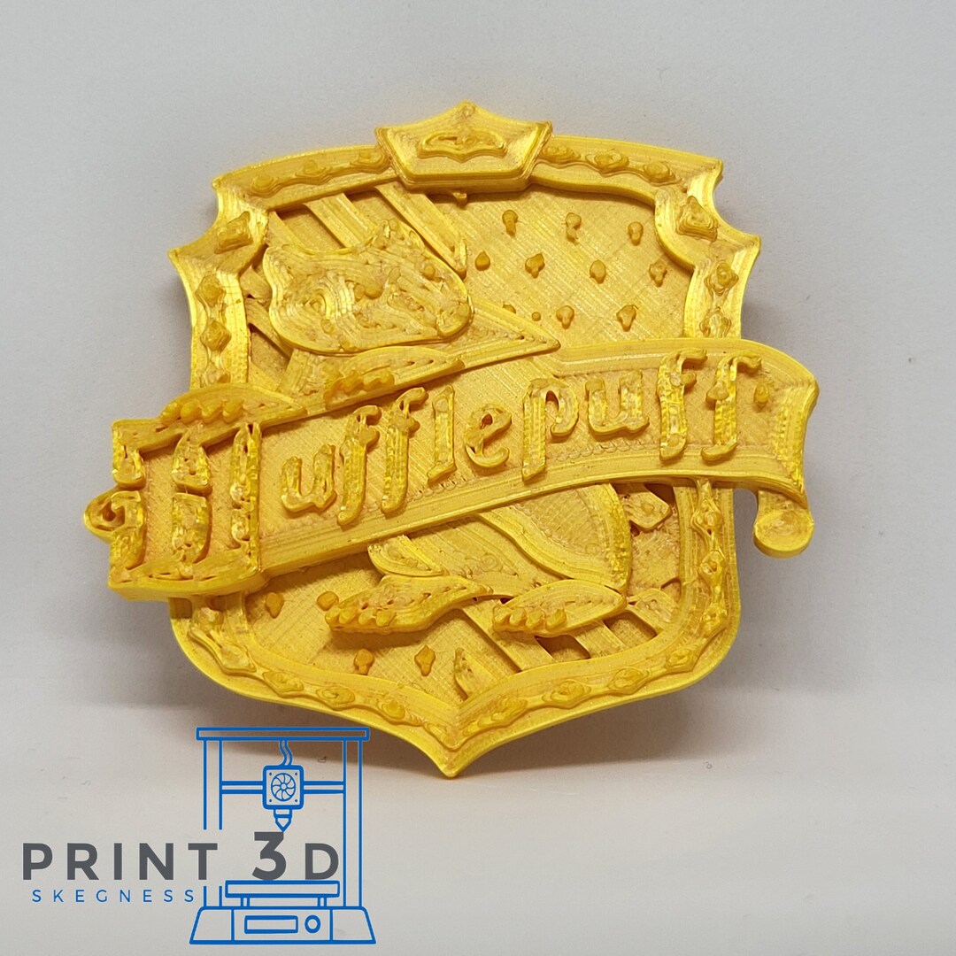 Harry Potter Hufflepuff House Crest | 3D Printed | Crest Badge - Etsy