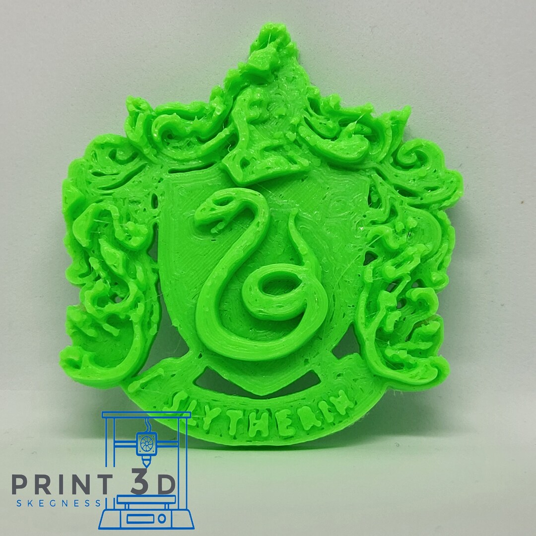 Harry Potter Slytherin House Crest | 3D Printed | Crest Badge - Etsy UK