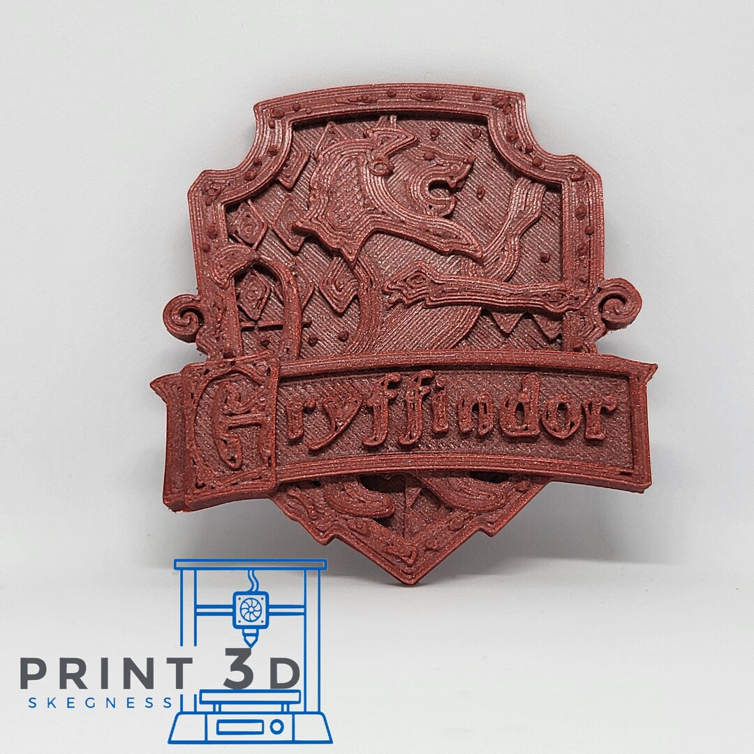 Harry Potter Gryffindor House Crest | 3D Printed | Crest Badge - Etsy