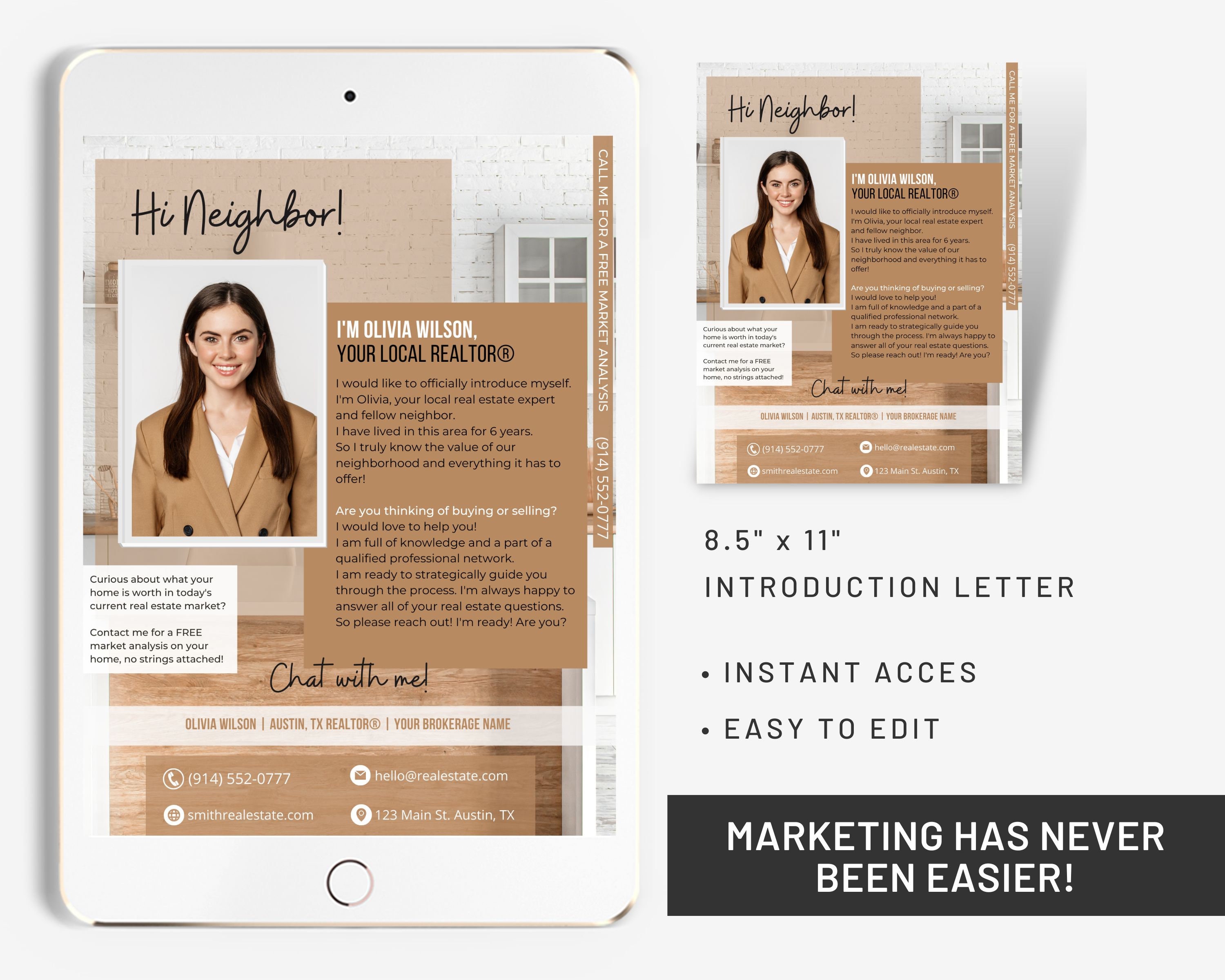 Real Estate Introduction Letter Sample at Callum Winter-irving blog