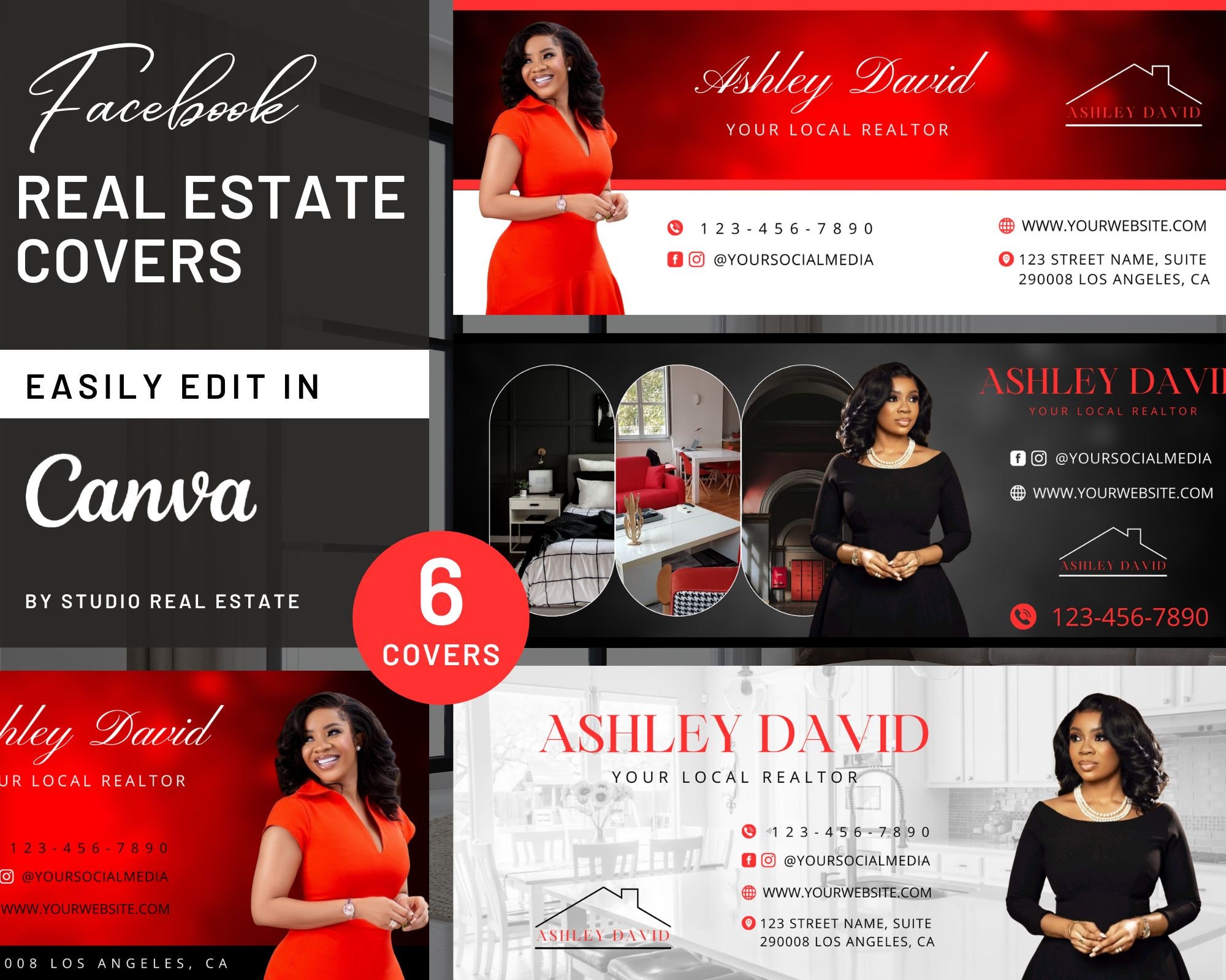 Facebook Cover Banner Real Estate, Real Estate, Social Media Banner ...