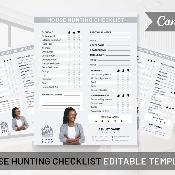 House Hunting Checklist - Etsy