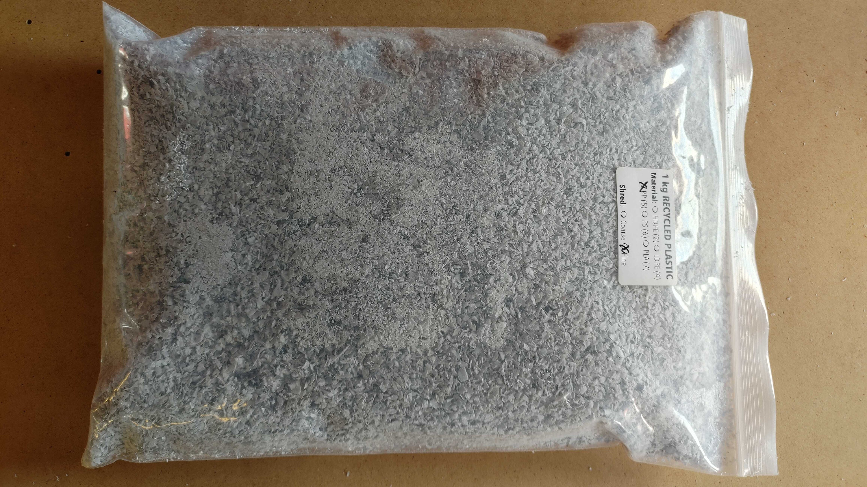 1kg Finely Shredded Recycled Plastic Polypropylene PP, 5 - Etsy