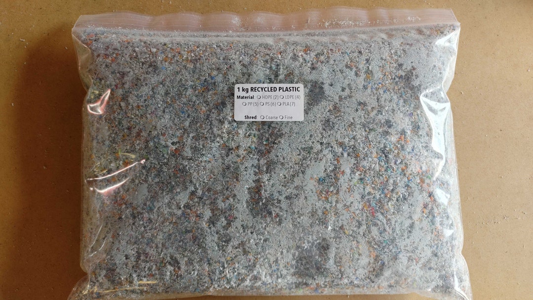 1kg Finely Shredded Recycled Plastic Polypropylene PP, 5 - Etsy