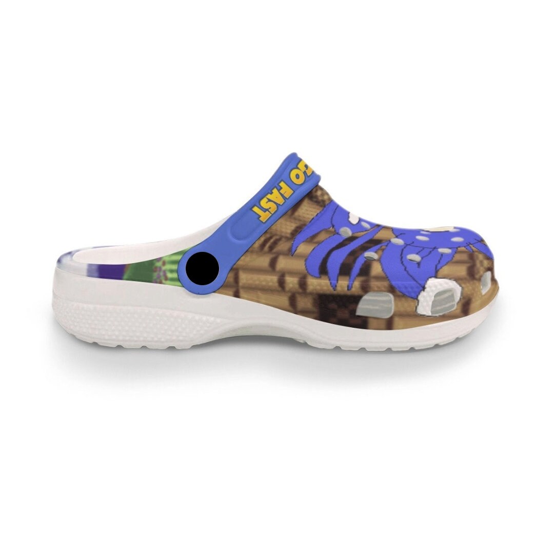 Sonic Crocs the Hedgehog Crocs Sonic Shoes Gotta Go Fast - Etsy