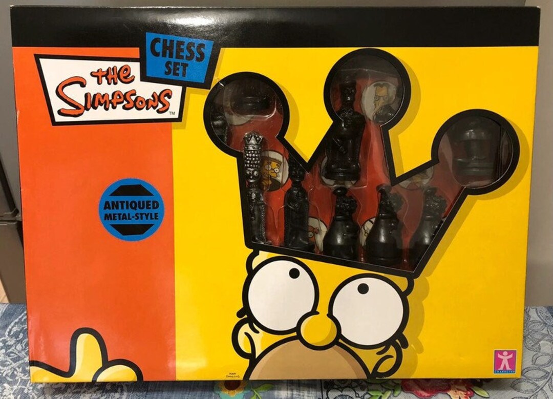 Simpsons Chess Board/the Simpsons Chess Set, Collectible - Etsy UK