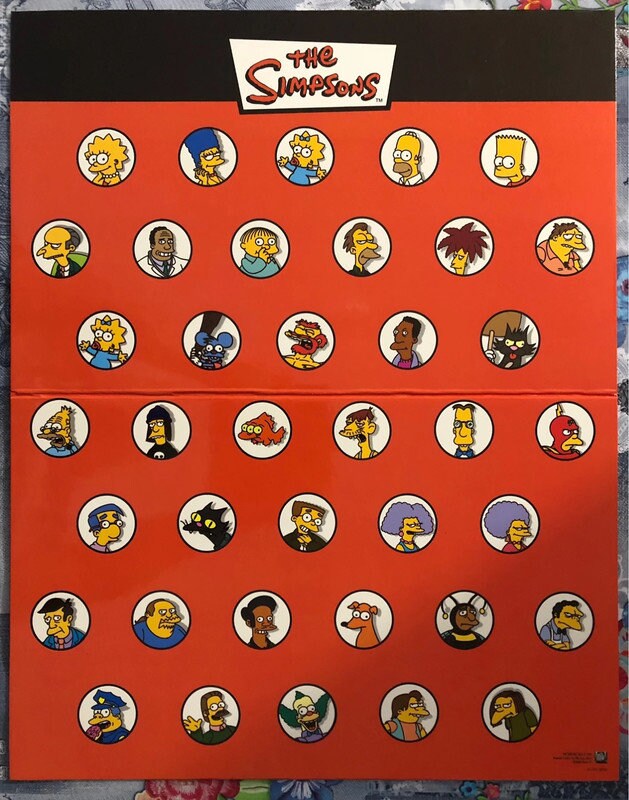 Simpsons Chess Board/the Simpsons Chess Set Collectible - Etsy