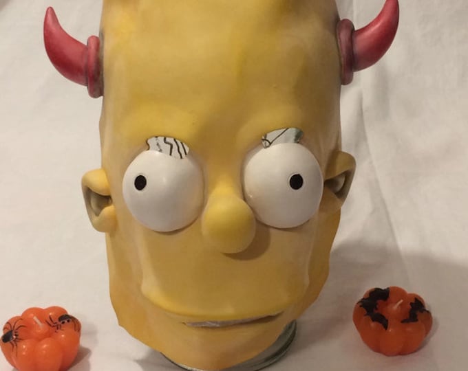 Bart Simpson Devil Monster Mask/halloween - Etsy