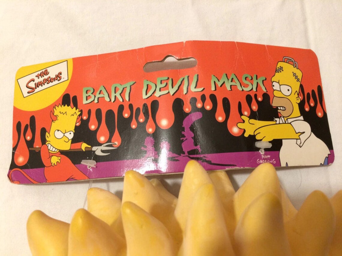 Bart Simpson Devil Monster Mask/halloween - Etsy