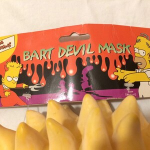 Bart Simpson Devil Monster Mask/halloween - Etsy