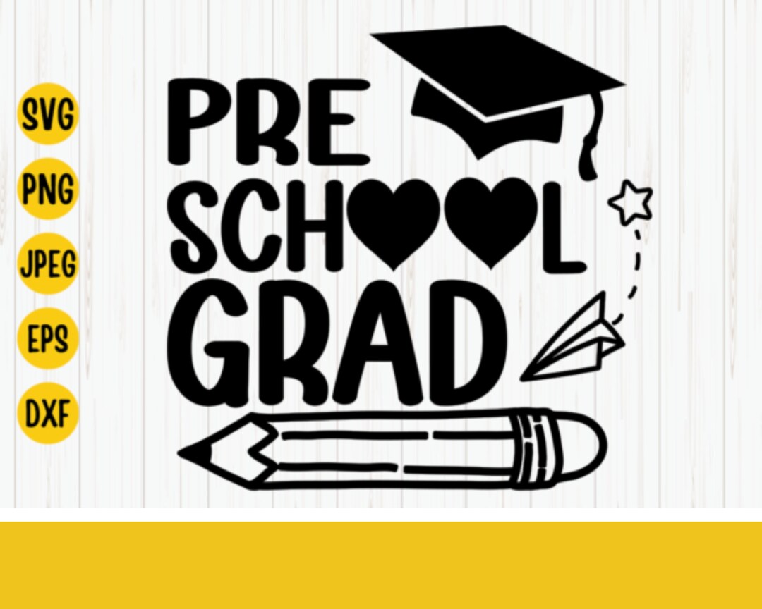 Preschool Graduation Svg Png | 2024 Preschool Graduate Gift for Kids ...