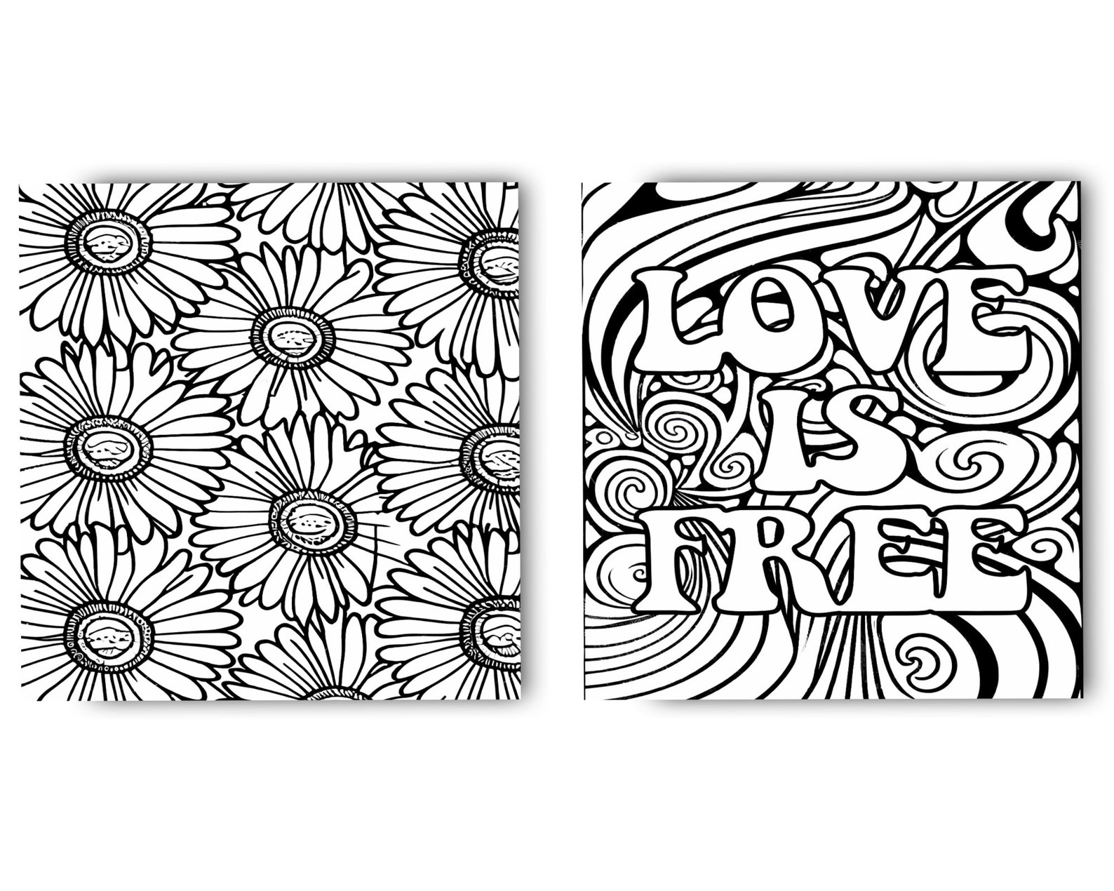 70s Retro Coloring Pages for Adults | Coloring Pages for Kids ...