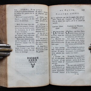 1675 RARE the Book of Psalms Antique Bible Old Testament King David ...