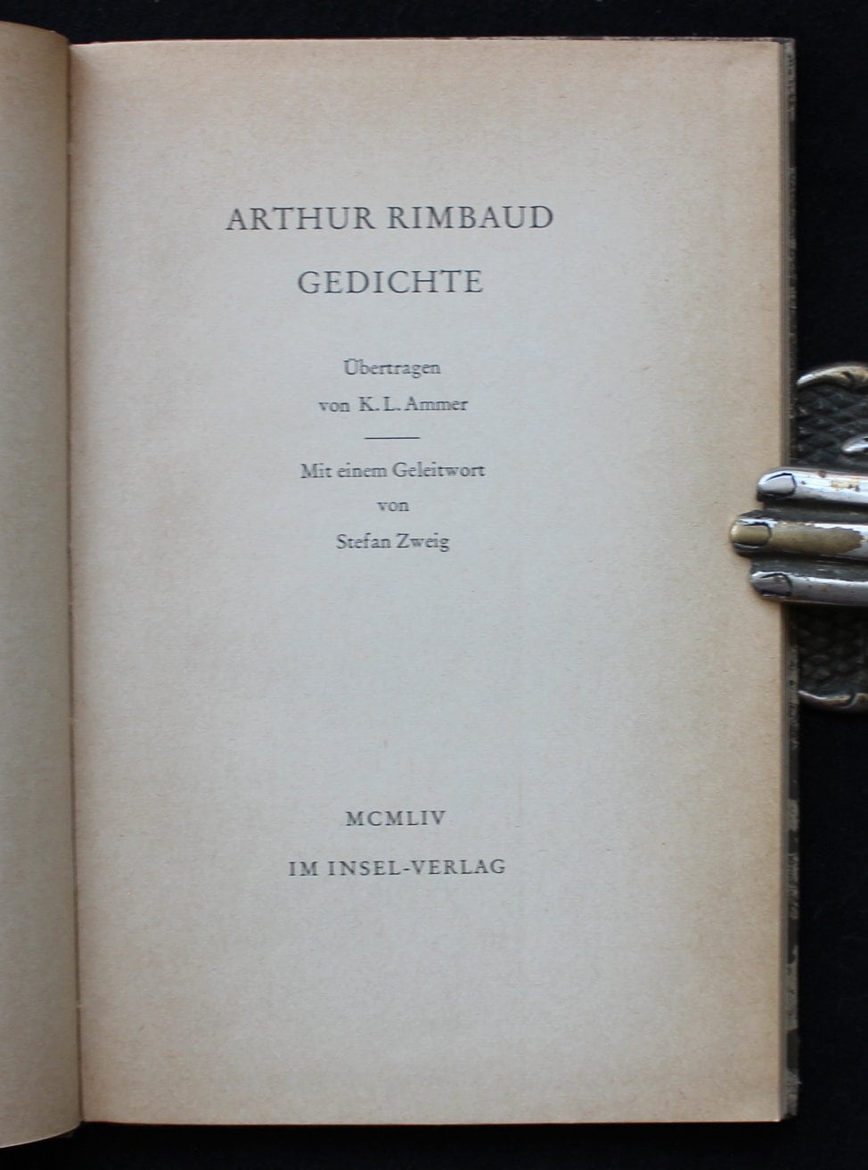 1957 Arthur RIMBAUD gedichte the Poems of Rimbaud - Etsy