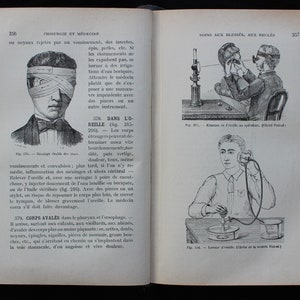 1924 RARE Medicine Book Manual for Hospital Staff & Caregivers ...