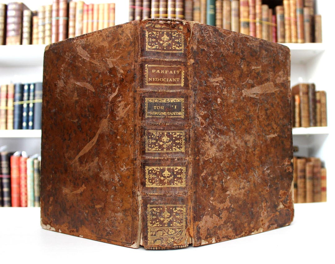 1770 Rare Bible of 18th-century Trading Essential Trade, Legal ...
