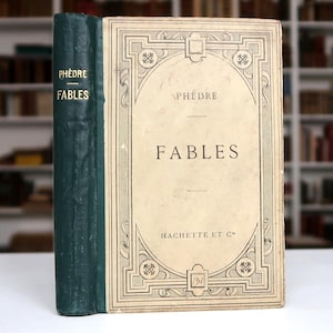 1905 RARE Phaedrus Aesop's Fables - Latin Text With French Notes ...