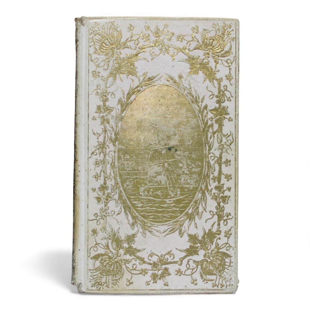 1850 Saint Bernard Book, Illustrated French Catholic Text, Ornate Gilt ...