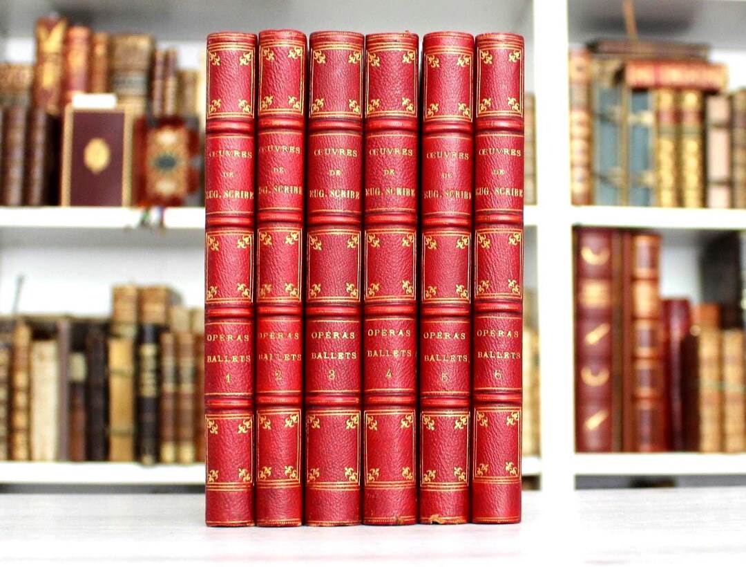 1875 RARE the Works of Eugène SCRIBE Operas Ballets French Literature ...